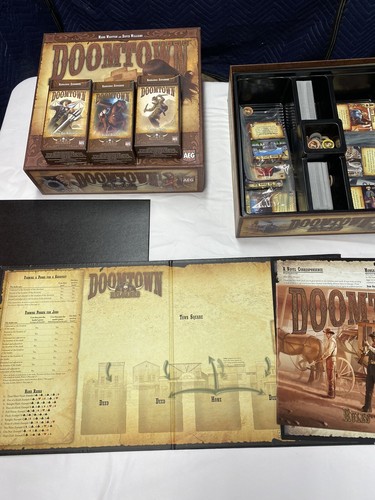 Doomtown Reloaded - The Board Game - AEG Games - Complete with 3 ...