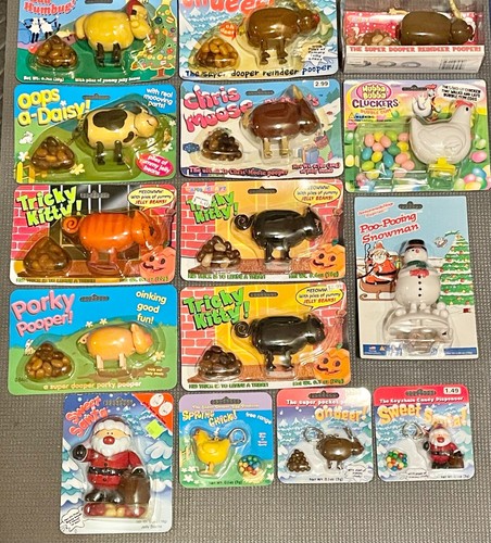 Holy Sh*t! Thats a Lot of Poop! 15 Pooping Candy Dispenser Santa Cat ...