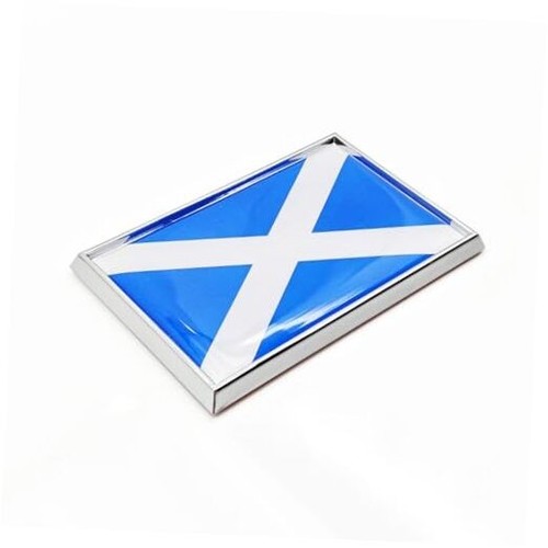 Scotland Flag Sticker Emblem Scottish Decal Car Chrome Flags, 2 Pack, 3 ...