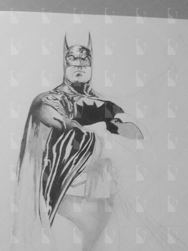 A4 Pencil Drawing - Batman by Alex Ross - Home Decor - DC comics | eBay