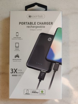 iessentials 10000 mAH Portable Charger PowerBank Universal USB-C Dual ...