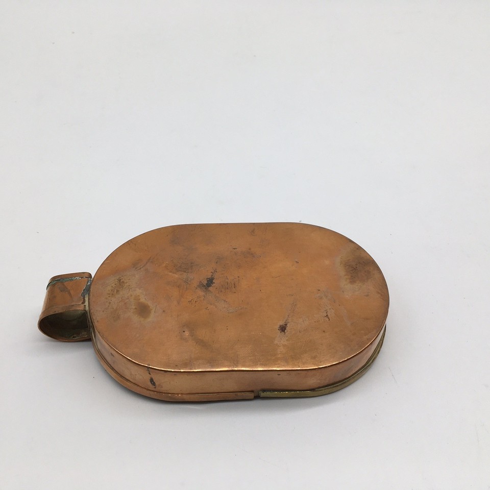 Vtg Organ Grinder's Beggar Coin Shaker Collection Cup Brass Copper W ...