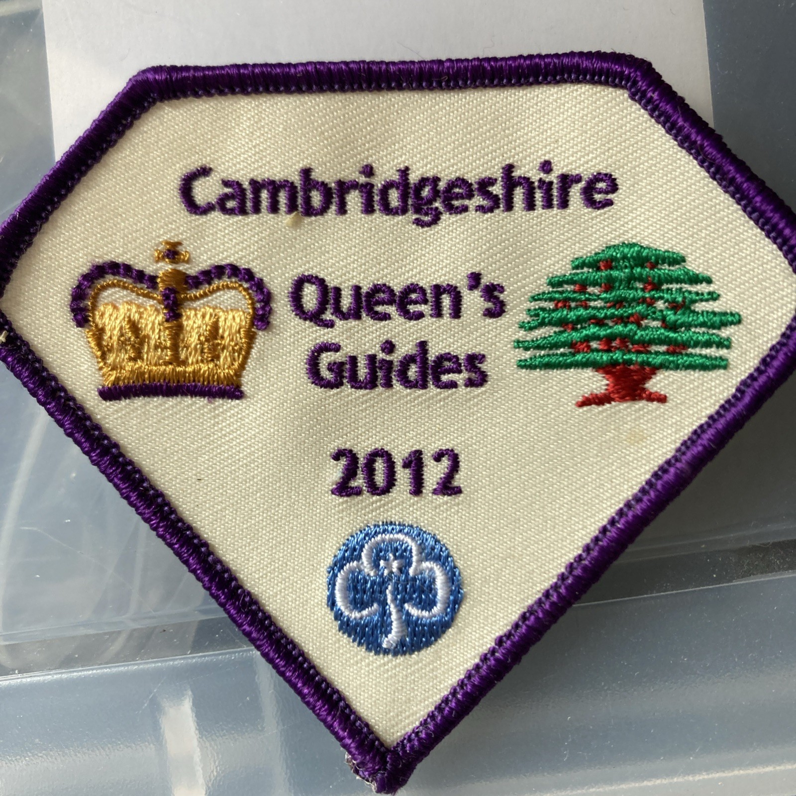 Girl guide Cloth Badge Queens Guide Event | eBay UK