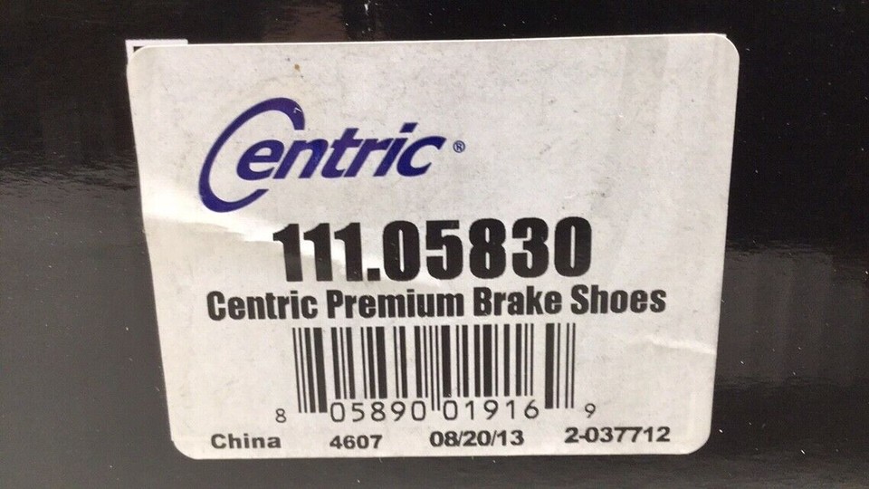 Centric 111.05830 Drum Brake Shoes Set-Premium 11105830 ref# Z583R | eBay