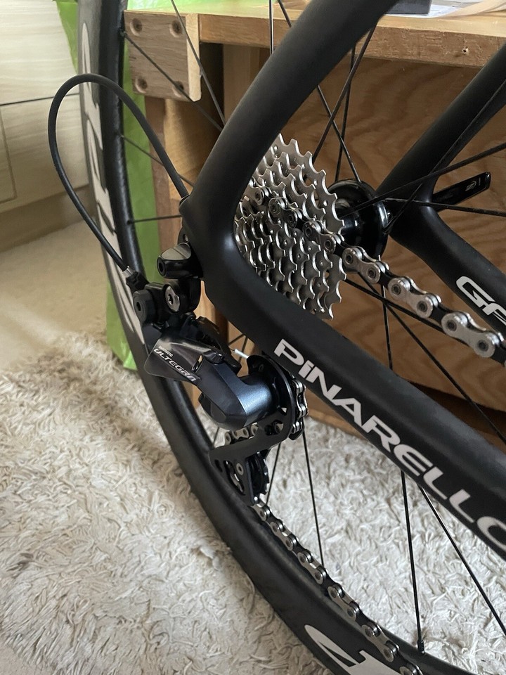 Pinarello Gan S Carbon Road Bike, Ultegra, Pro logo Saddle, Zipp Wheels ...