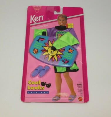 Ken (Boyfriend of Barbie) Wake Board/Surfing Beach Cool Looks Fashion ...