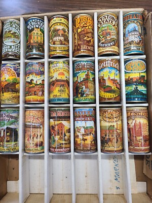 Historical Breweries empty beer cans complete set Huber and Pittsburgh ...