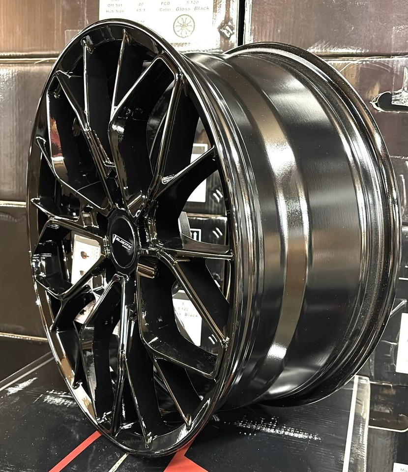 19"/Mini one 2014-2025/Velocity VF3 Flow Formed/Gloss Black/8.5j/Alloy ...