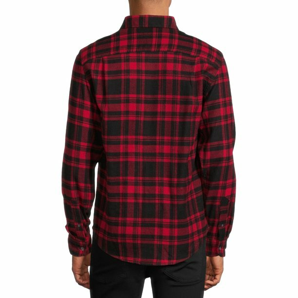 George Black & Red Buffalo Check Flannel Shirt ~ Sz 3XL ~ NWT | eBay