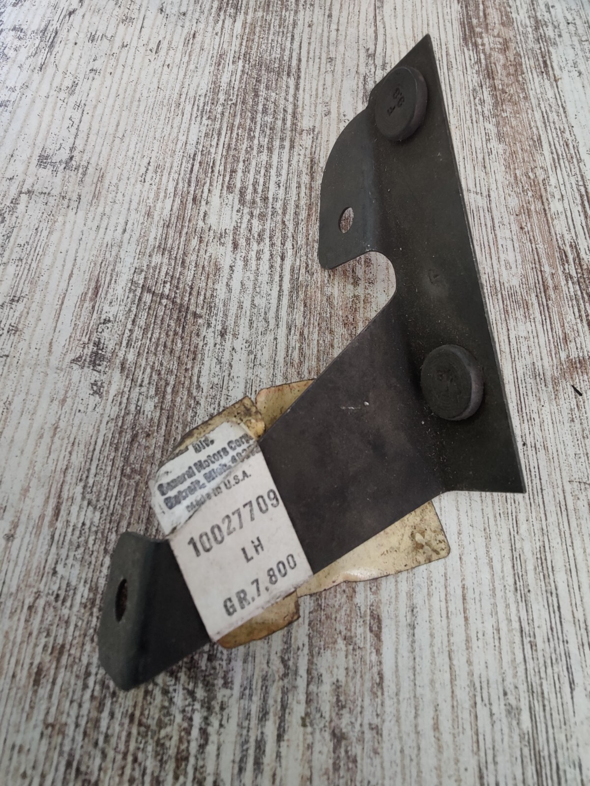 NOS OEM 1985-91 Pontiac Front License Plate Bracket Adapter LH GM ...