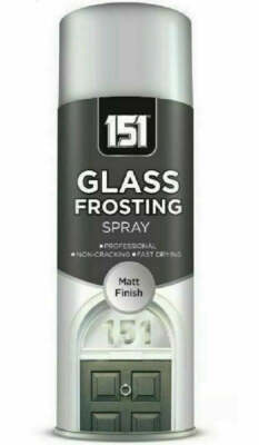 Window Glass Frosting Spray Paint Aerosol Privacy Decorative Frosted ...