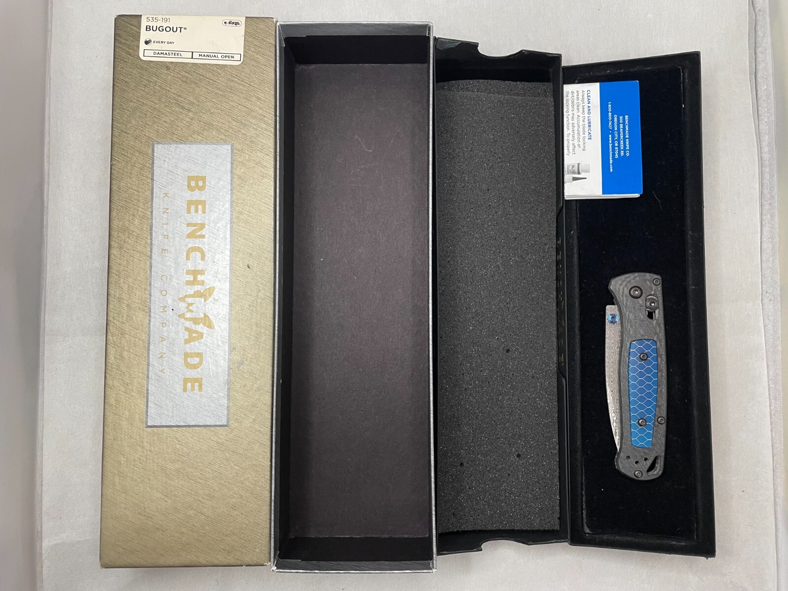 RARE Benchmade Bugout 535-191 Gold class Discontinued NEW | eBay