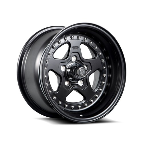 15 SATIN BLACK CENTERLINE TELSTAR 15X7 15X8 STAGGERED DRAGSTAR 5X4.50 ...