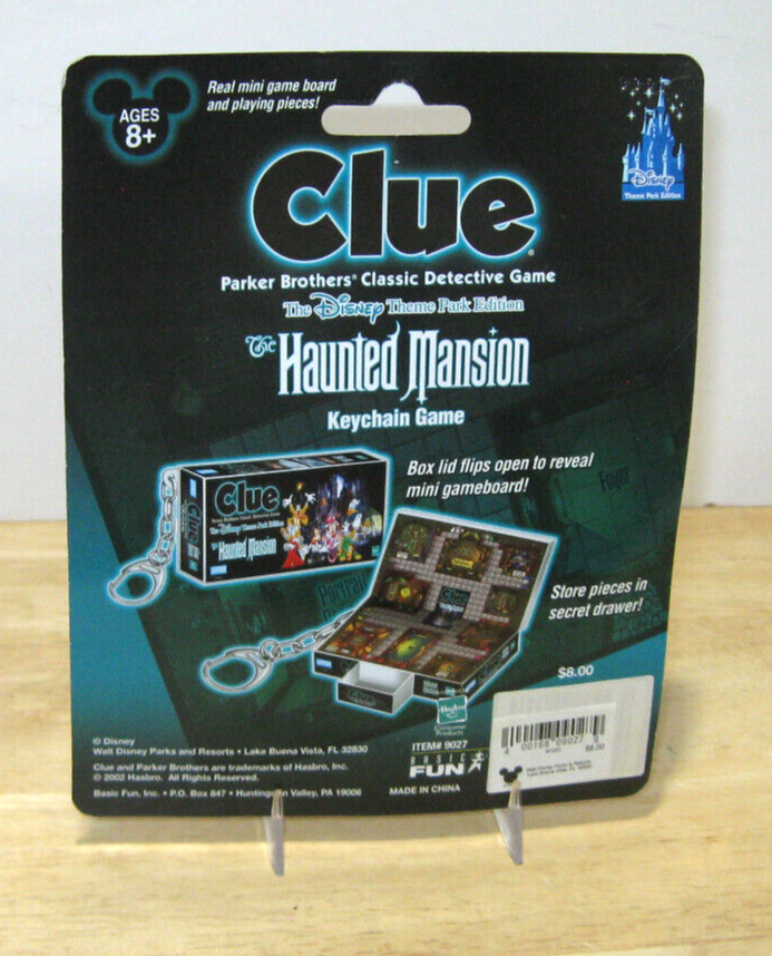 Disney Parks ~ 2002 Theme Parks Edition Haunted Mansion Clue Keychain ...