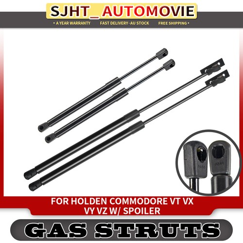 4x Bonnet+Tailgate Gas Struts for Holden Commodore VT VX VY VZ Sedan ...