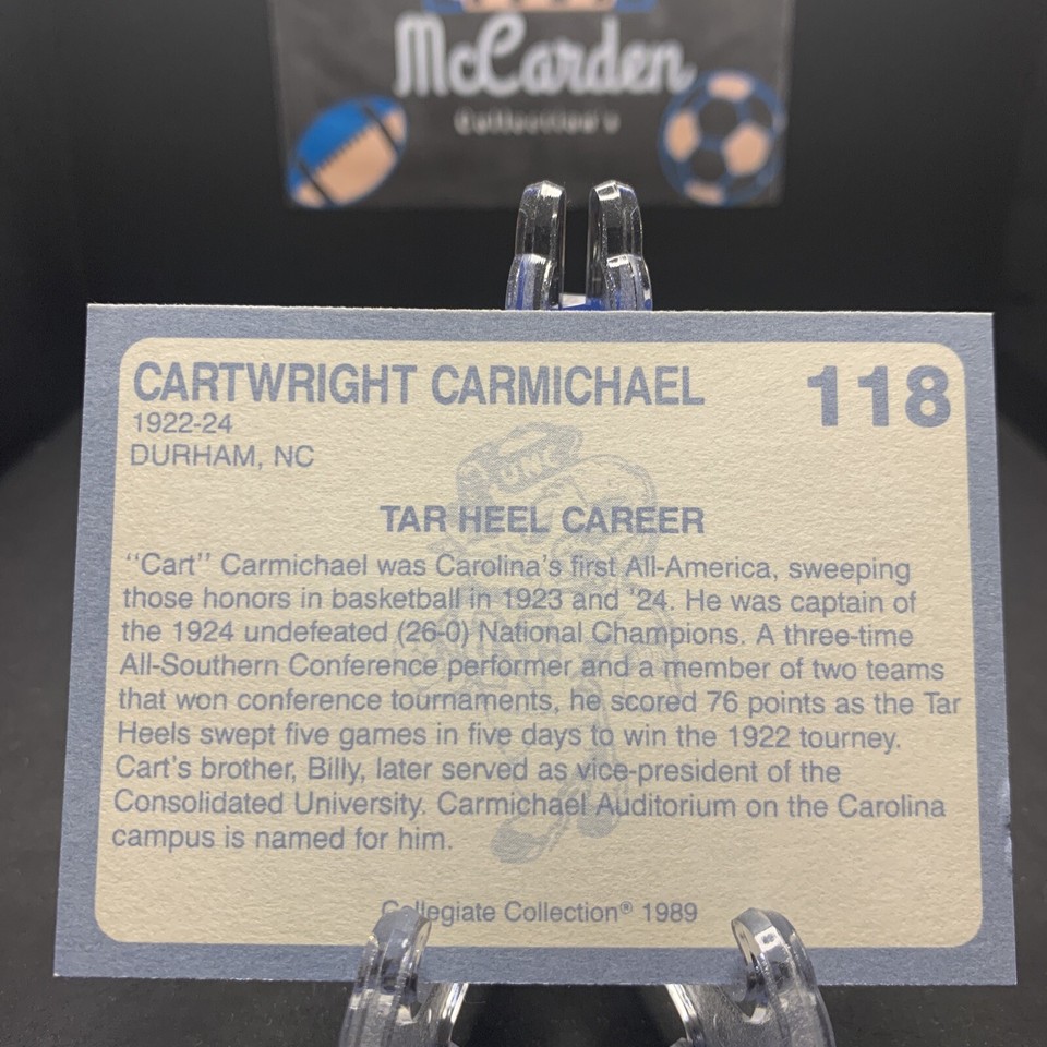 1989-90 Cartwright Carmichael #118 | eBay