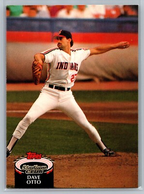 1992 TOPPS STADIUM CLUB Card # 461 Dave Otto - Cleveland Indians | eBay