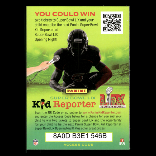 Super Bowl LIX 2024 Kid Reporter Football Card NFL | eBay