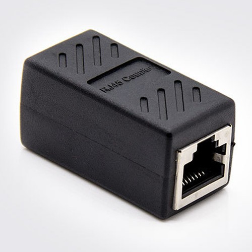 2 Pcs Network Cable Connector Ethernet Extension Female Coupler LAN ...