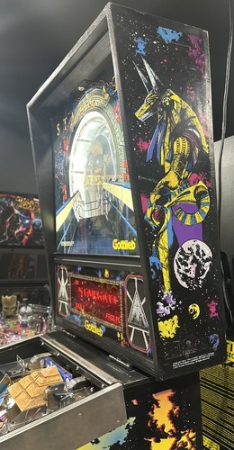 Stargate Pinball Machine Gottlieb 1995 LEDS Orange County Pinballs FREE ...