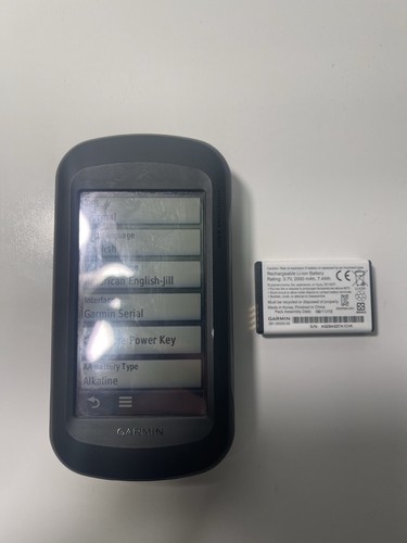 Garmin Montana 650t Handheld GPS WITH BATTERY WORKS NEEDS RUBBER POWER ...