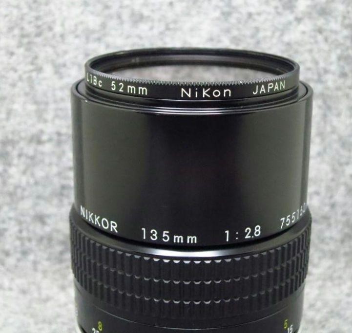 Nikon Nikkor 135mm f/2.8 Non-Ai Single Focus Lens Used, No scratches ...