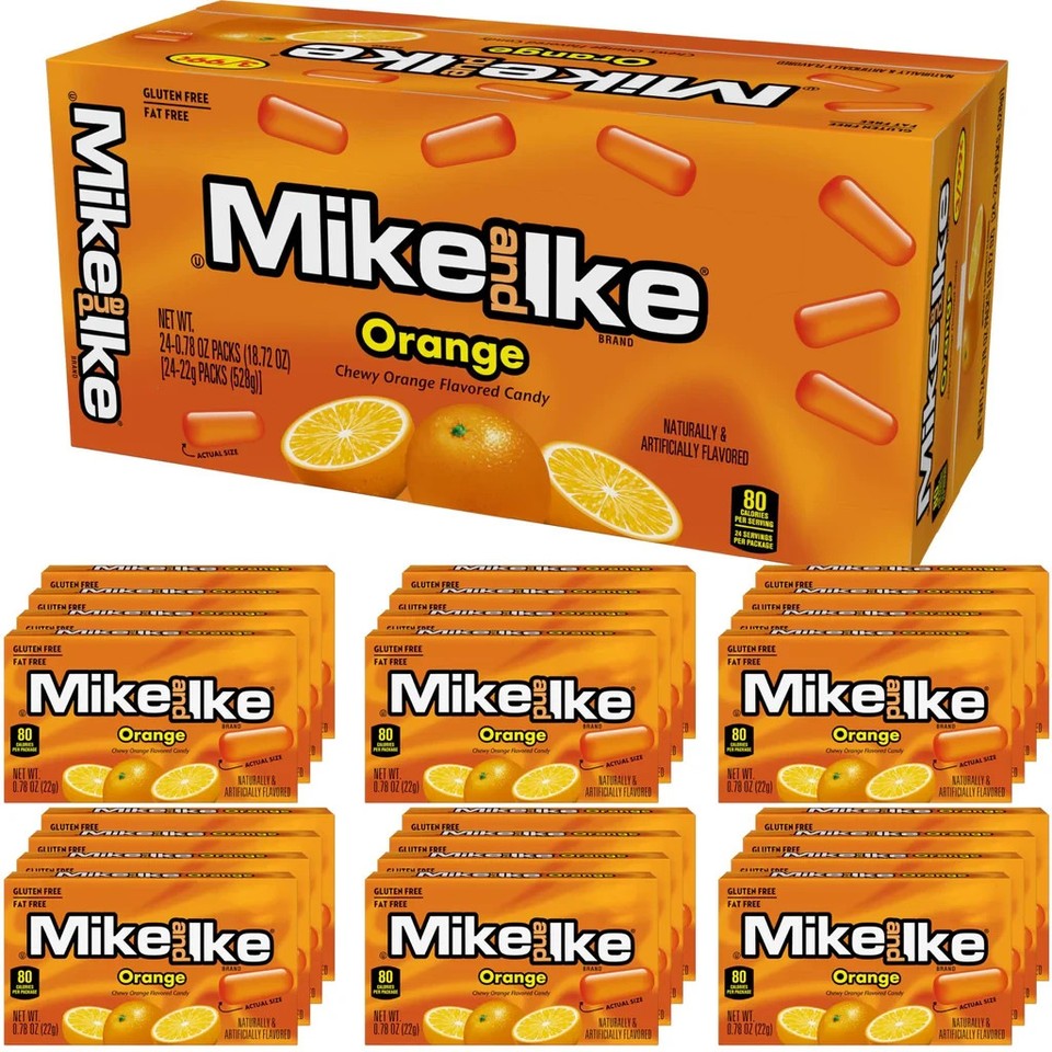 Mike & Ike Chewy Candy - 24 Count Snack Boxes .78oz/ea (9 Flavors) | eBay