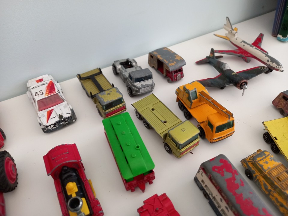 Vintage Diecast Models Job Lot Corgi, Matchbox And Others - Playworn ...