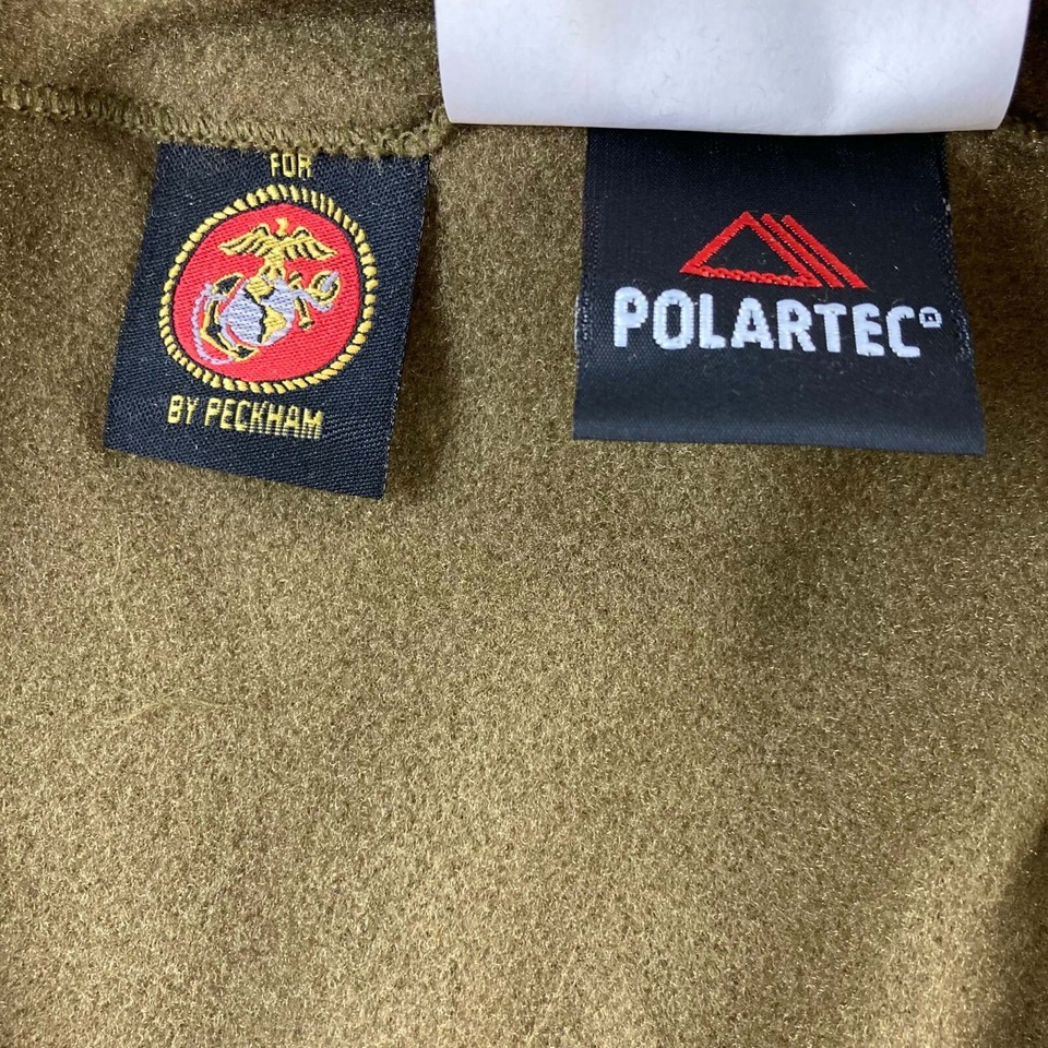 USMC Coyote Fleece Pullover Polartec 100 Size Large USGI Authentic ...