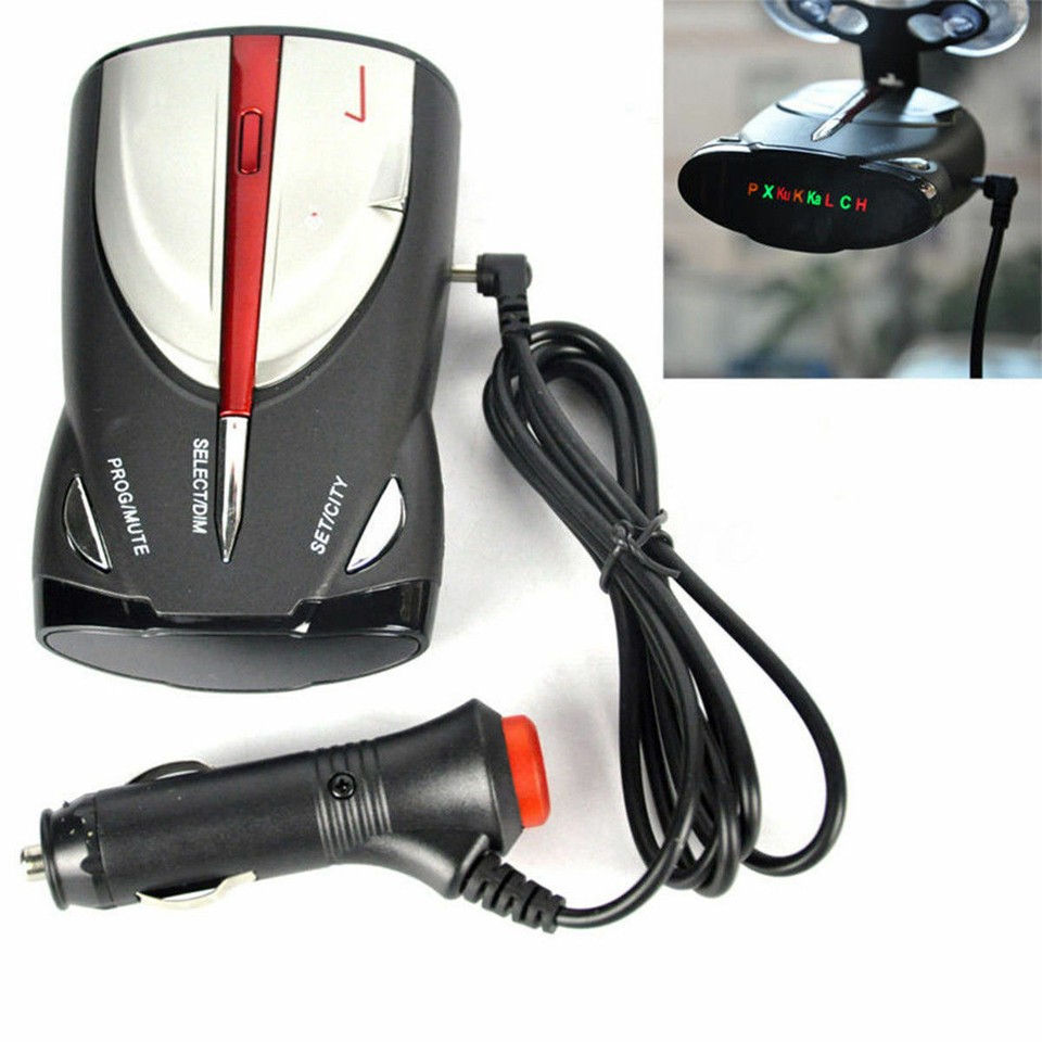 XRS9880 16-Band 360 Degree Cobra Laser Anti Radar Detector LED Display ...
