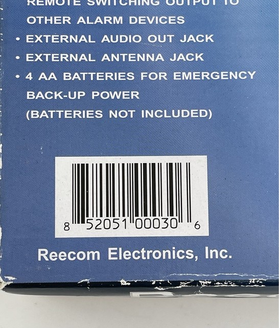 Reecom R-1630 NOAA All Hazards / Weather Alert Radio Preprogrammed for ...