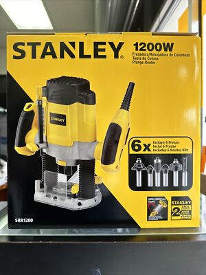 Stanley 1200W Variable Speed Plunge Router SRR1200, 110V | eBay