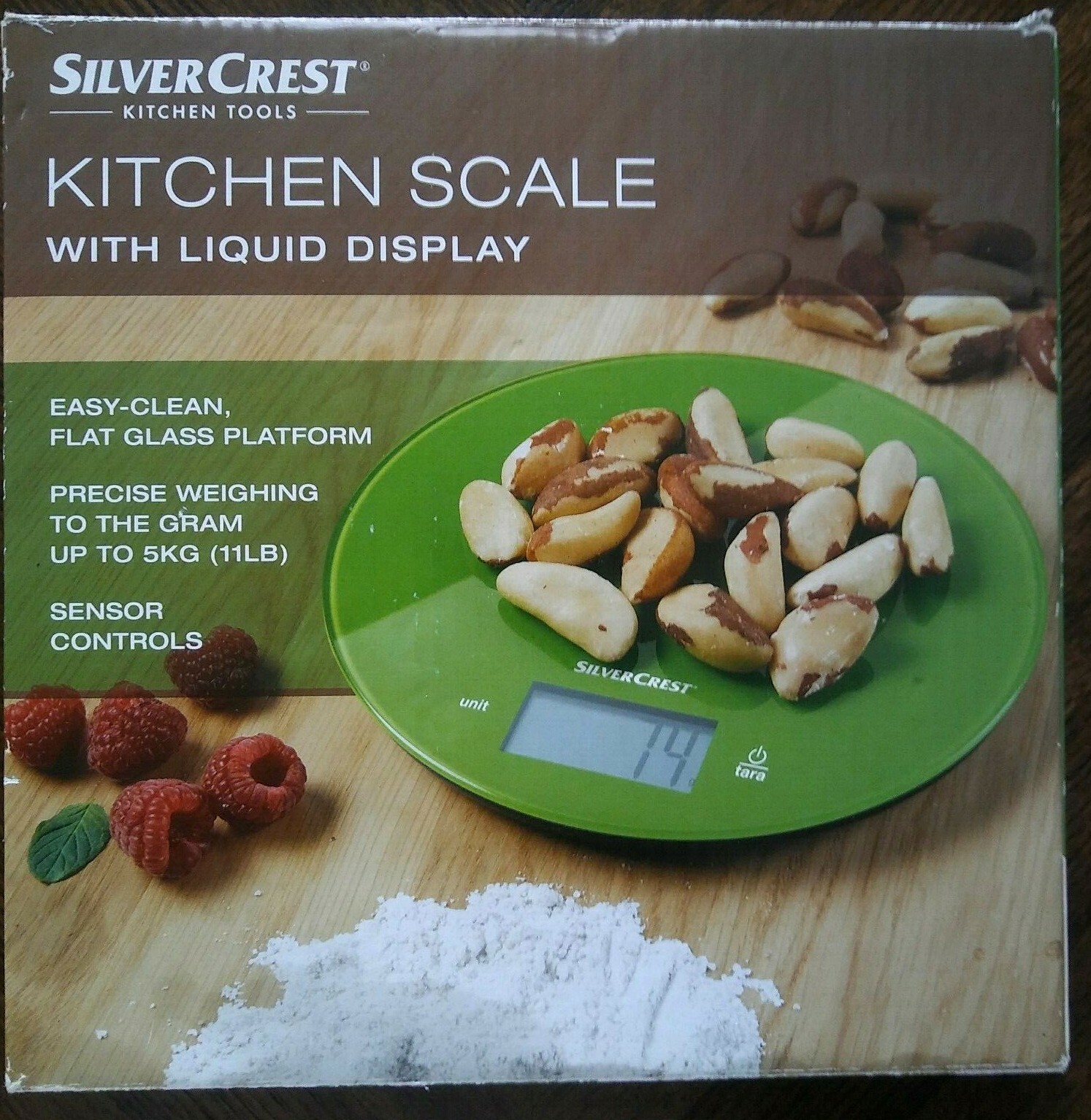 SILVERCREST Tempered Glass Kitchen scale in Lime Green | eBay