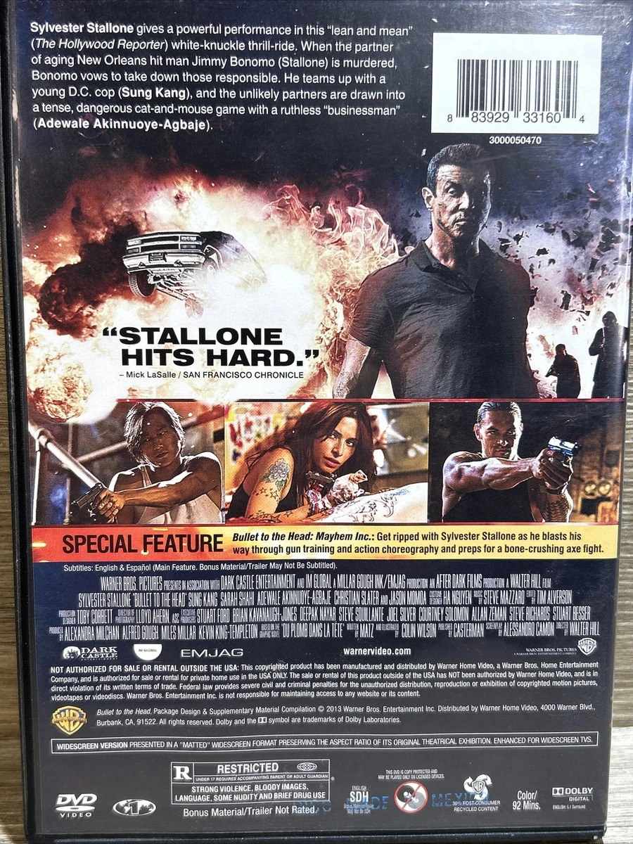 Bullet To The Head Dvd Cover