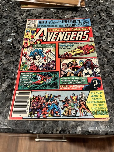 Avengers Annual #10 1st ROGUE APPEARANCE SND 1ST MYSTIQUE COVER KEY ...