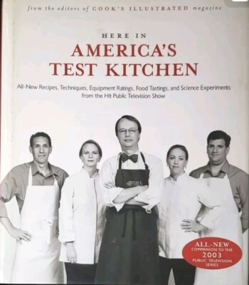 COOKS COUNTRY: Here In America's Test Kitchen Recipes. Hardcover. VERY ...