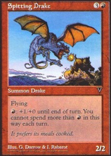 Spitting Drake x1 - Visions - Light Play, English - Visions | eBay