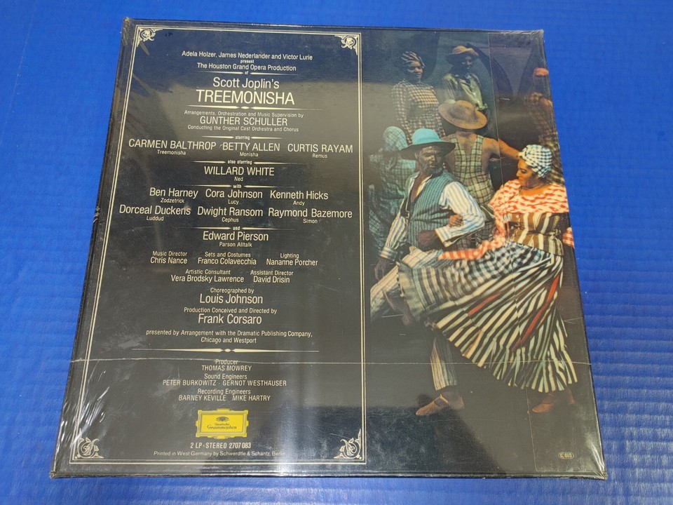 SEALED: Scott Joplin's Treemonisha Cast Recording 2 LP BOX Deutsche ...