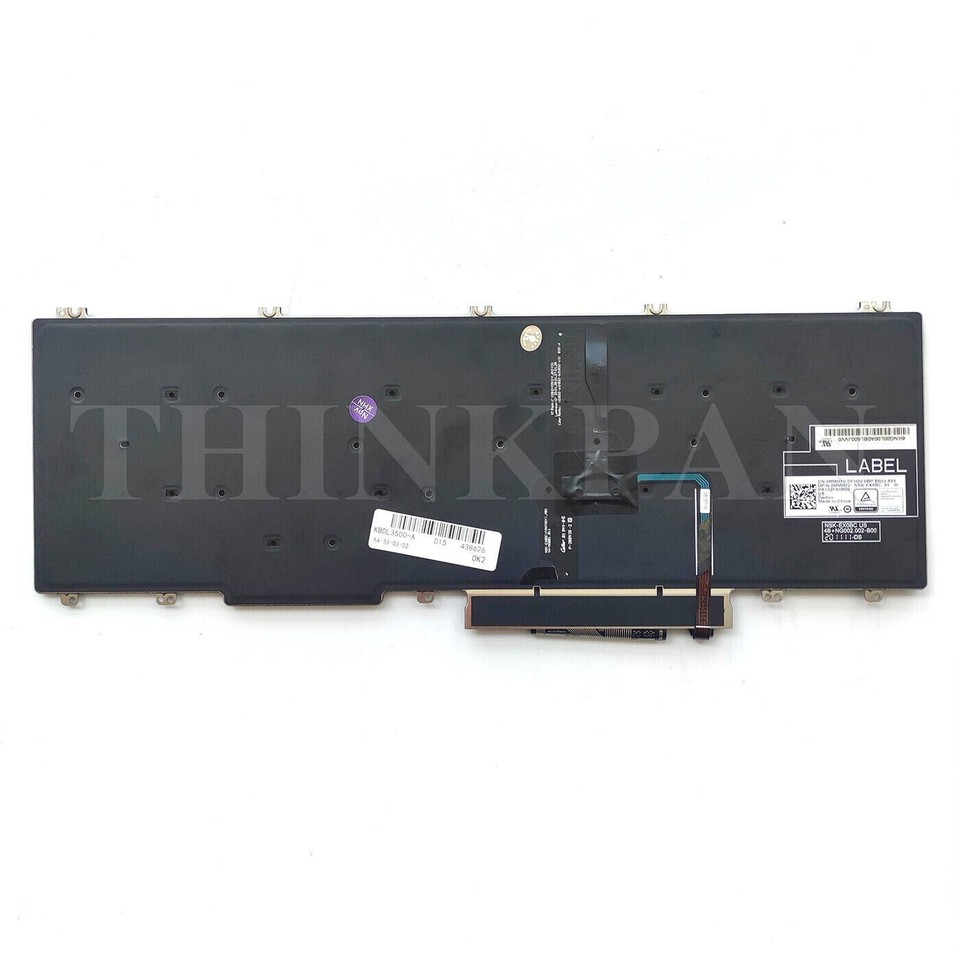 US Keyboard for Dell Latitude 5501 5510 5511 Precision 3540 3541 3551 ...