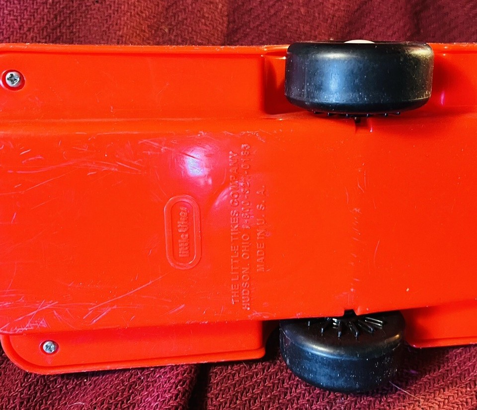 Vintage Little Tikes Fire Engine Fire Fighter Truck Play Set Toddle ...