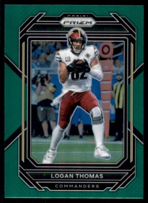 Logan Thomas 2022 Panini Green Prizm #296 Commanders | eBay