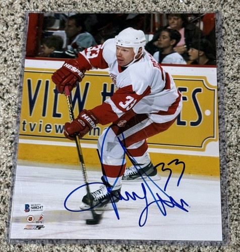 Kris Draper Detroit Red Wings 8x10 Photo Autographed Beckett BAS COA | eBay