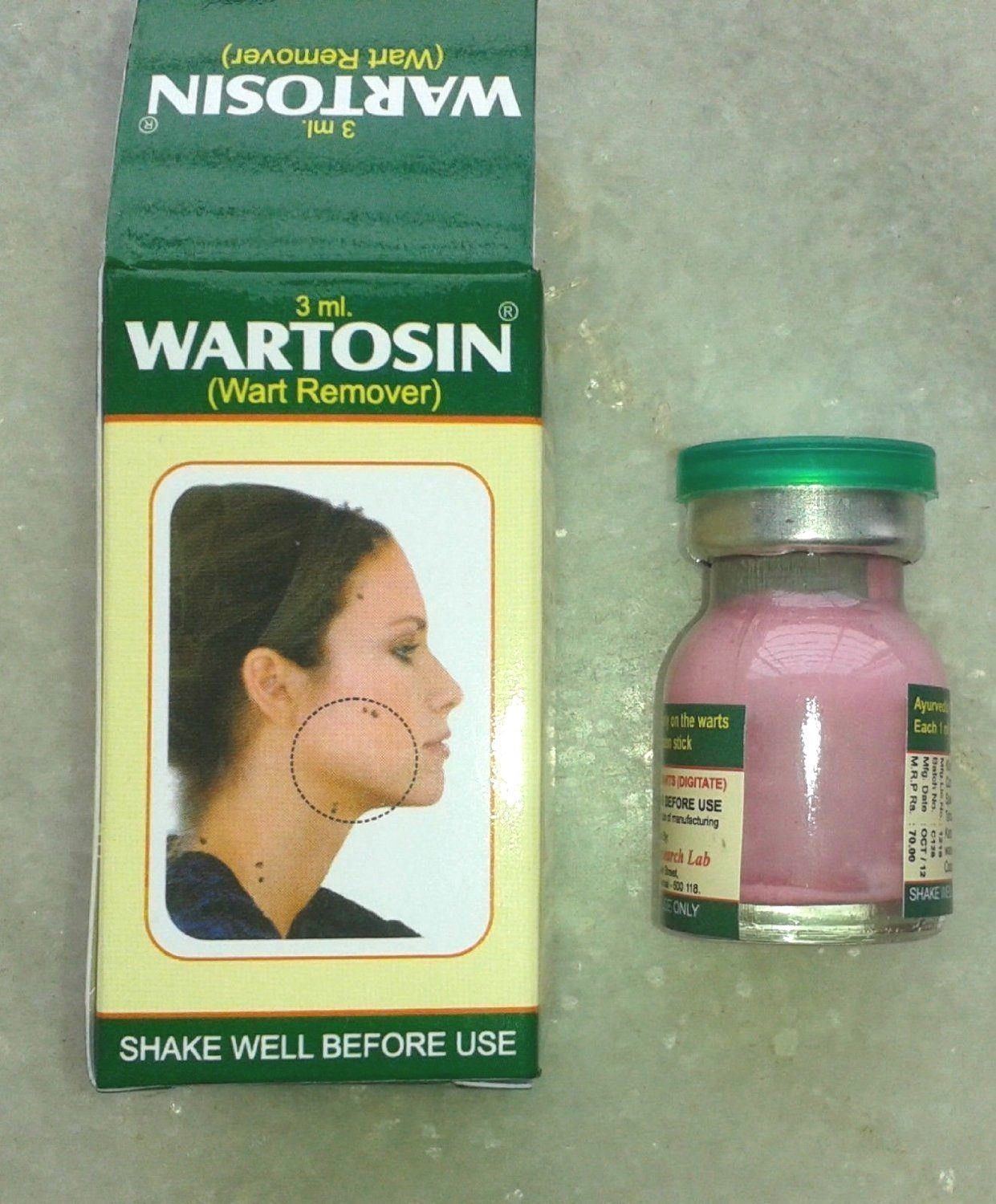 Wartosin (wart remover) Unique Herbal Formulation 3ml.100% Natural Wart ...