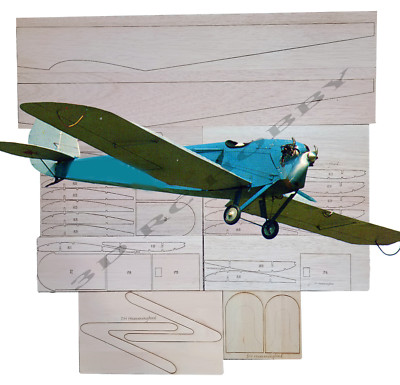 DH Hummingbird 50" WS RC Airplane Kit Laser Cut Balsa & Ply Short Kit W ...