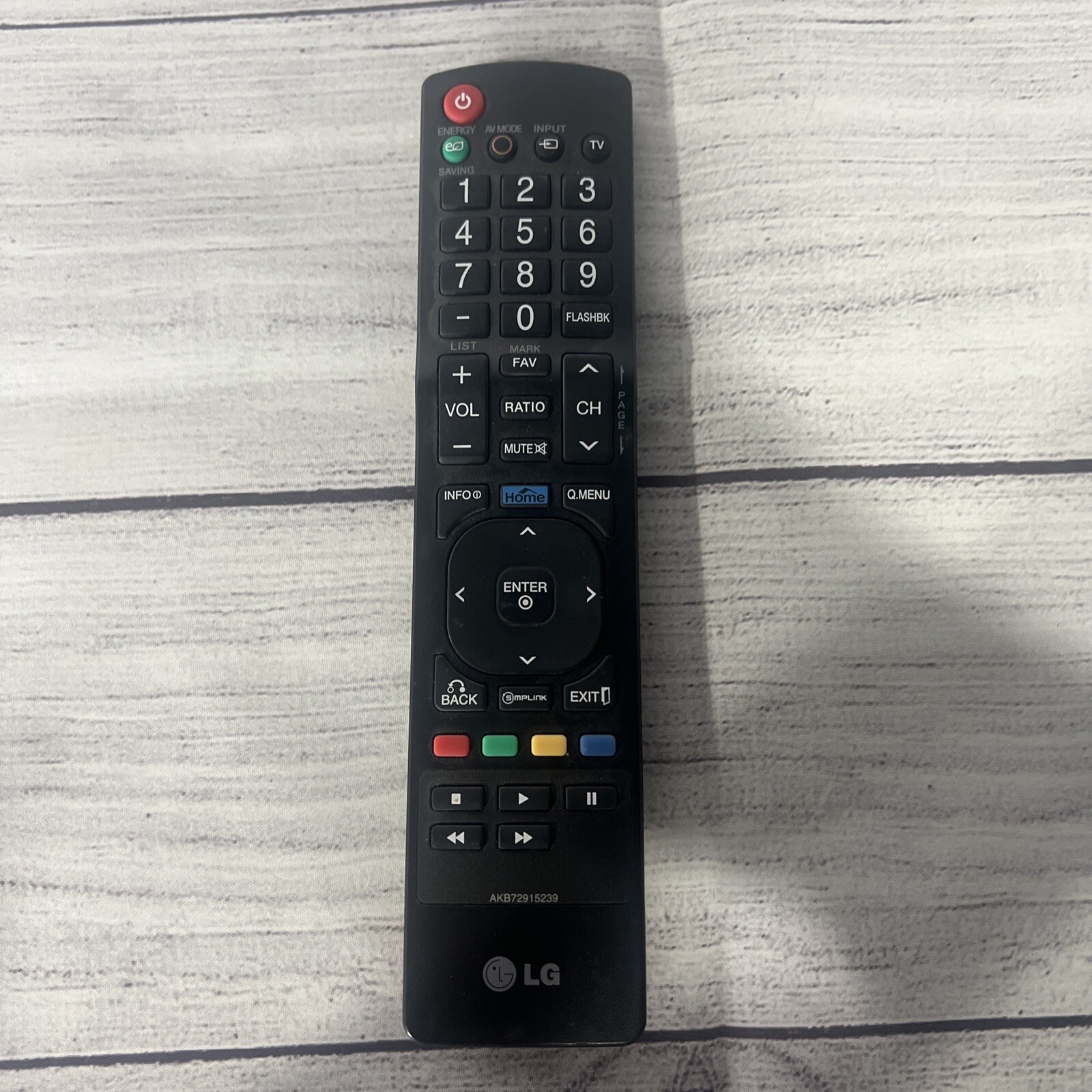 OEM LG AKB72915239 LCD LED TV Remote fr 37LK450 42LK450 47LK450 42LK520 ...