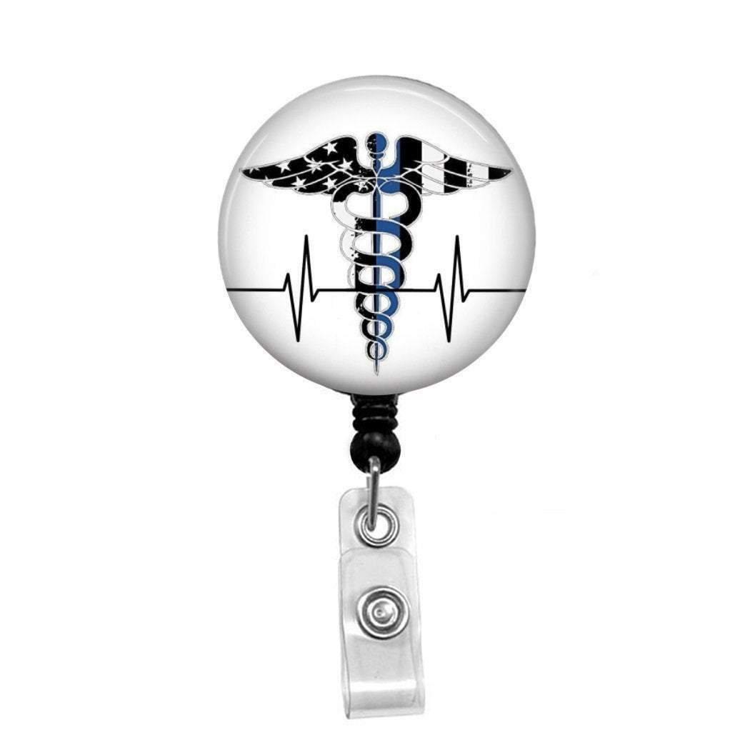 Blue Line Medical - Police Officer Support - Retractable Badge Holder ...
