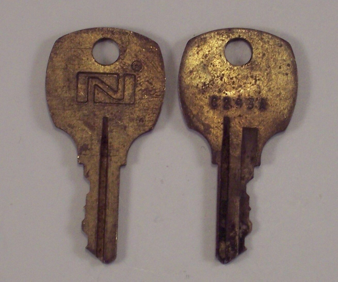 National Lock Key # C293A Original OEM Cabinet Drawer Vending Lot Of 2 ...