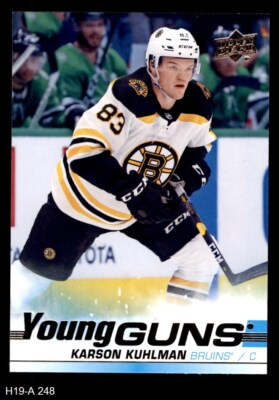 2019 Upper Deck #248 Karson Kuhlman Young Guns Bruins RC 8 - NM/MT | eBay