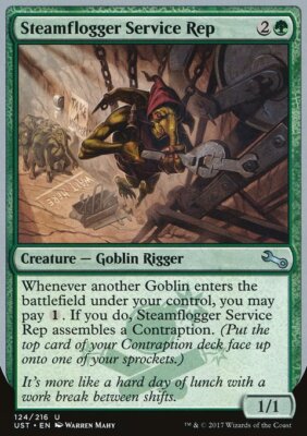 MTG Magic the Gathering Steamflogger Service Rep (124/288) Unstable NM ...
