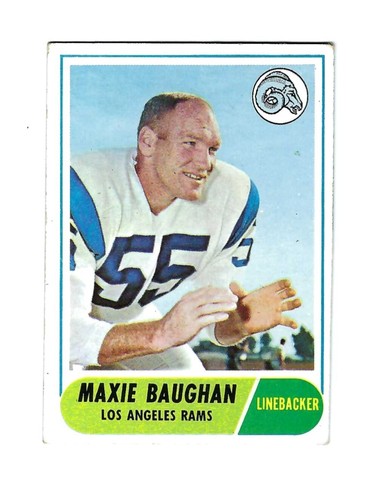 1968 Topps MAXIE BAUGHAN Los Angeles Rams #210 | eBay